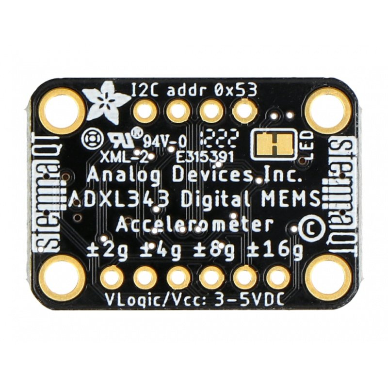 Adafruit ADXL343 - 3osý akcelerometr I2C / SPI Botland - obchod s robotikou
