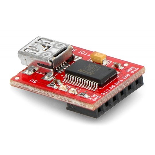 Převodník USB-UART FTDI 5V miniUSB - SparkFun Botland - obchod s robotikou