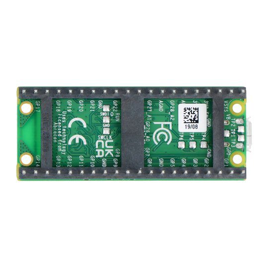 Raspberry Pi Pico W - RP2040 ARM Cortex M0 + CYW43439 - WiFi + BT 5.2 - s konektory Botland ...