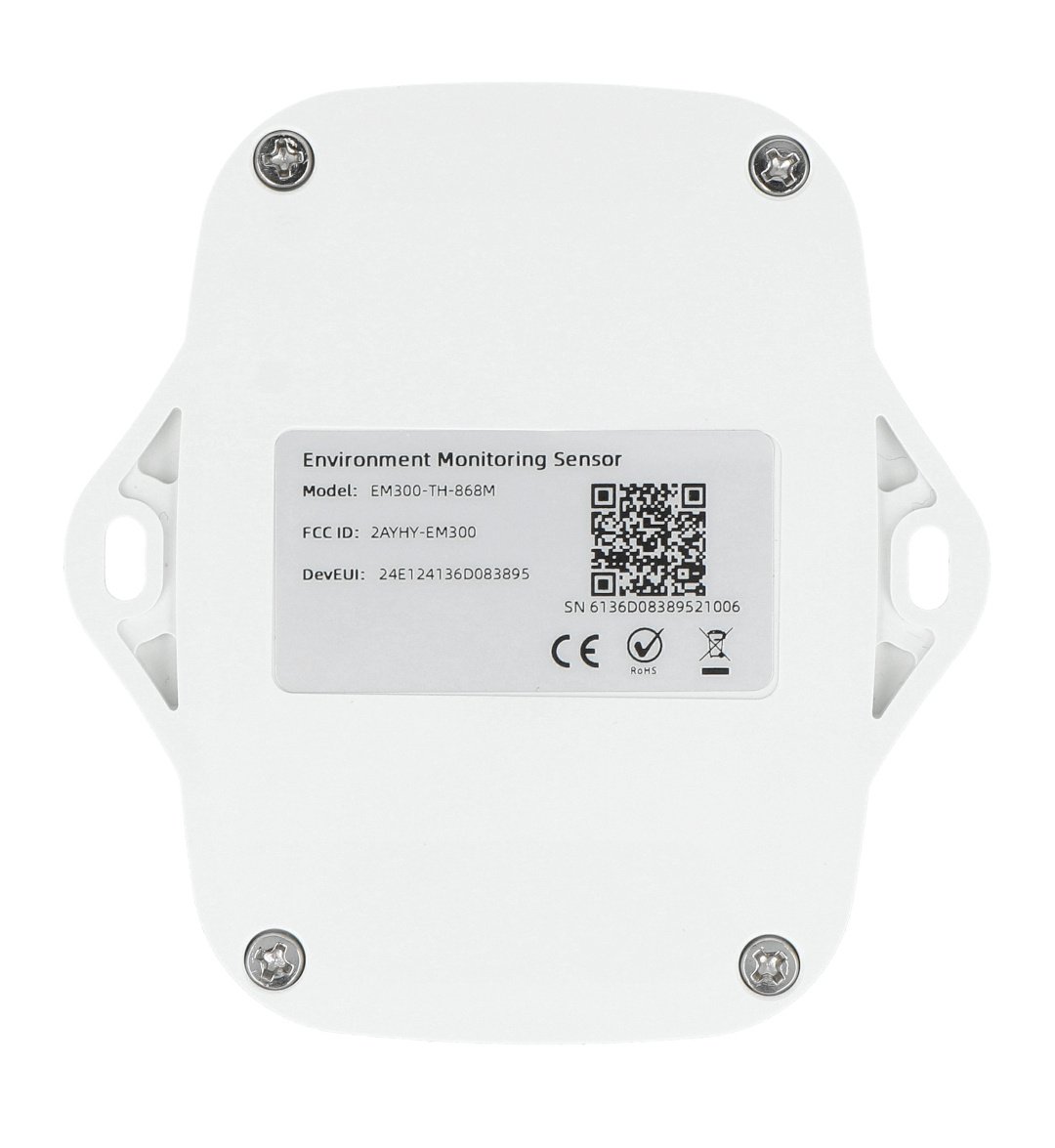 IP67 LoRaWAN Smart snímač teploty a vlhkosti – bílý – Milesight EM300 ...