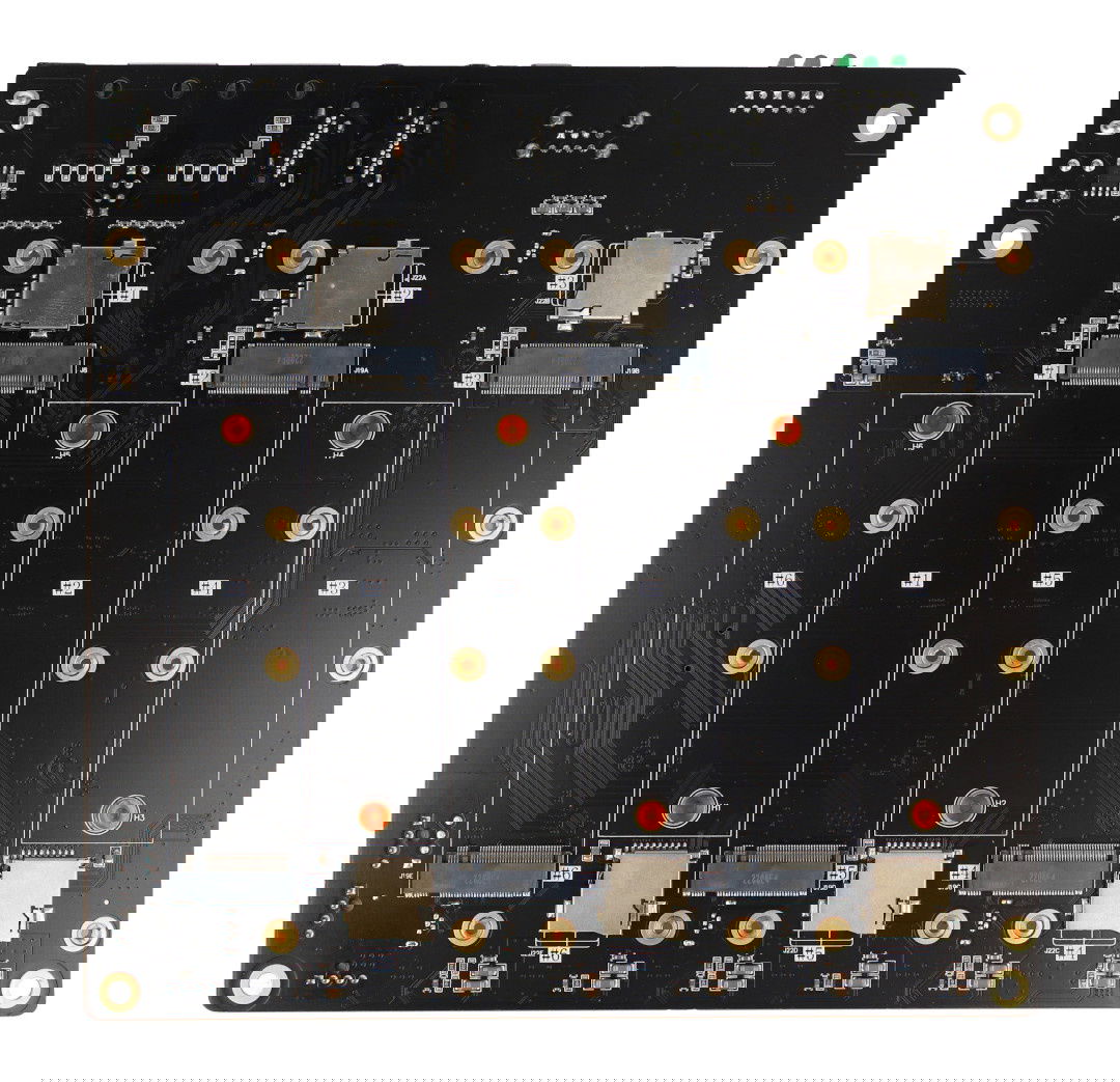DeskPi Super6C Raspberry Pi CM4 Cluster Board - Mini-ITX základní deska ...