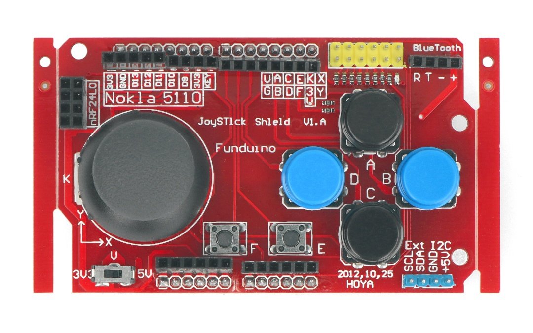 Joystick Shield v1.A - Štít pro Arduino Botland - obchod s robotikou